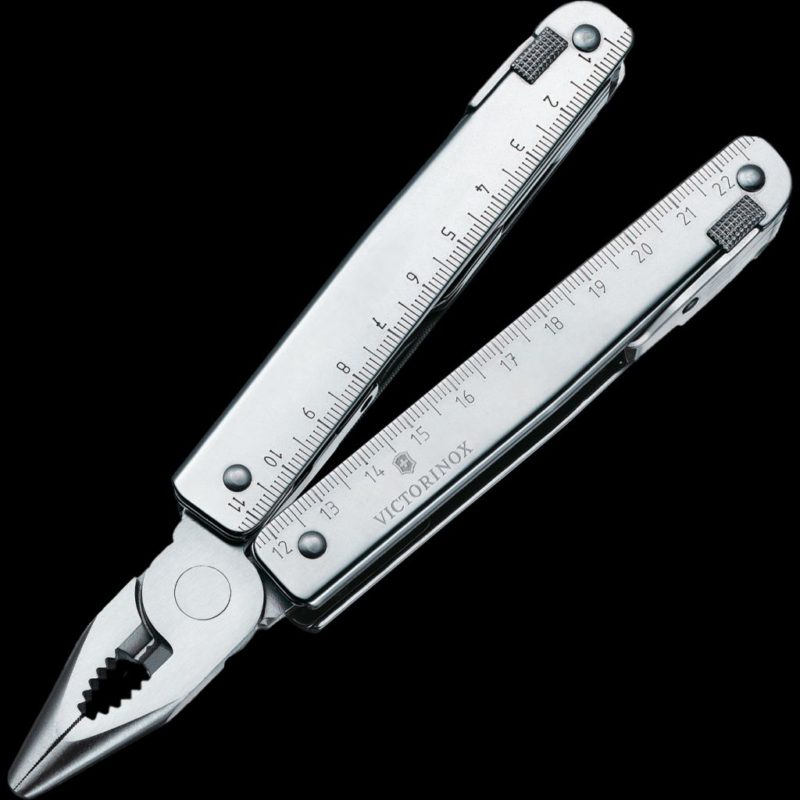 Victorinox SwissTool X with Leather Pouch | PocketDump.com