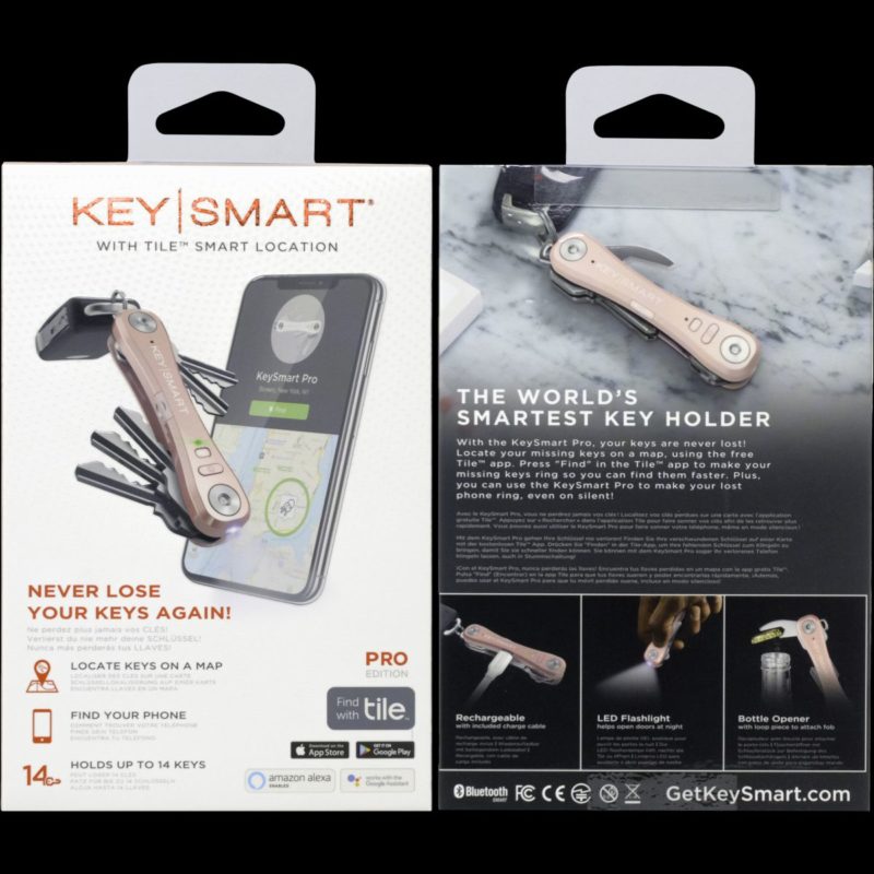 KeySmart Pro | Compact Key Holder with Tile Smart Location | PocketDump.com