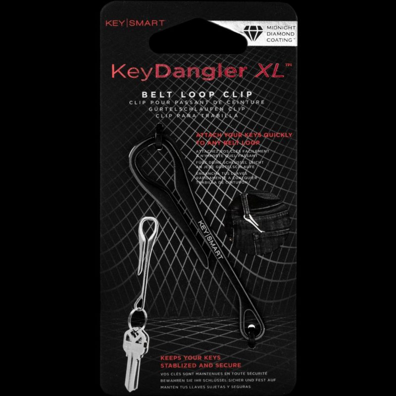 KeySmart Key Dangler XL | Belt Loop Clip, Midnight Diamond | PocketDump.com