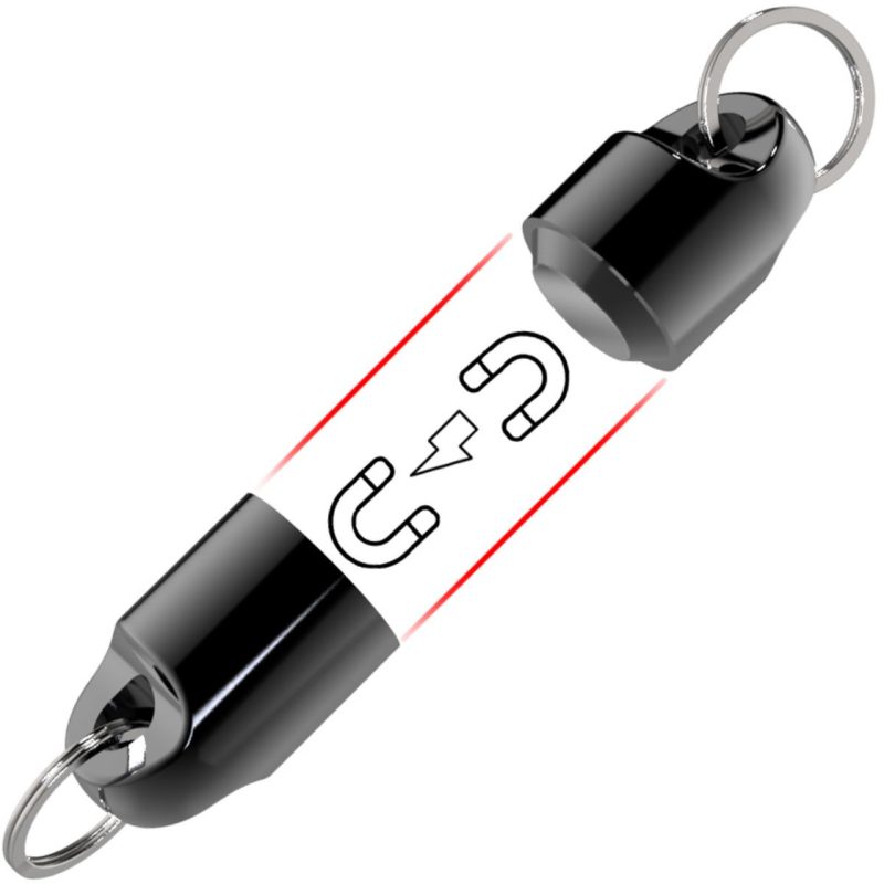 KeySmart Mag Connect | Magnetic Quick Connect, Black | PocketDump.com