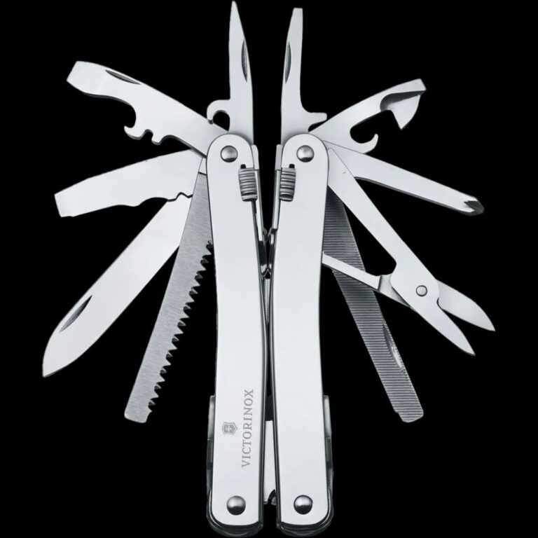 Victorinox SwissTool Spirit X Plus Ratchet with Leather Pouch ...