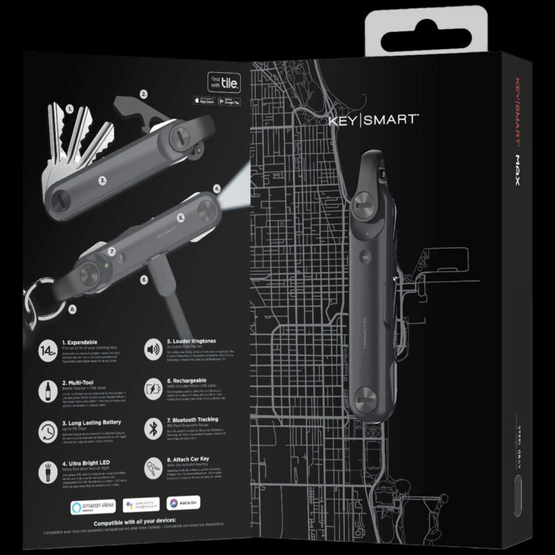 KeySmart Max with Tile Smart Location | PocketDump.com