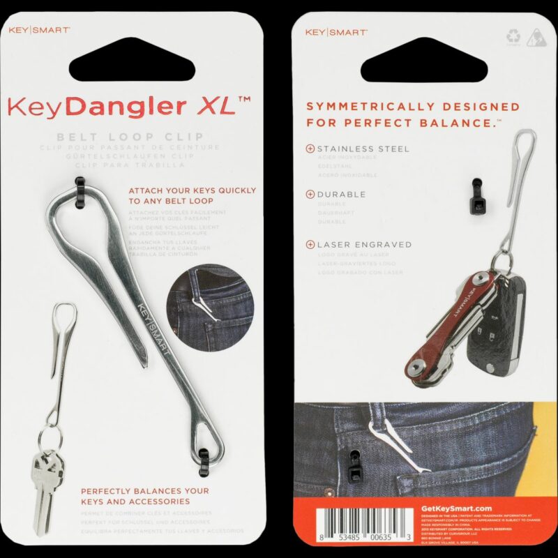 KeySmart Key Dangler XL | Belt Loop Clip | PocketDump.com